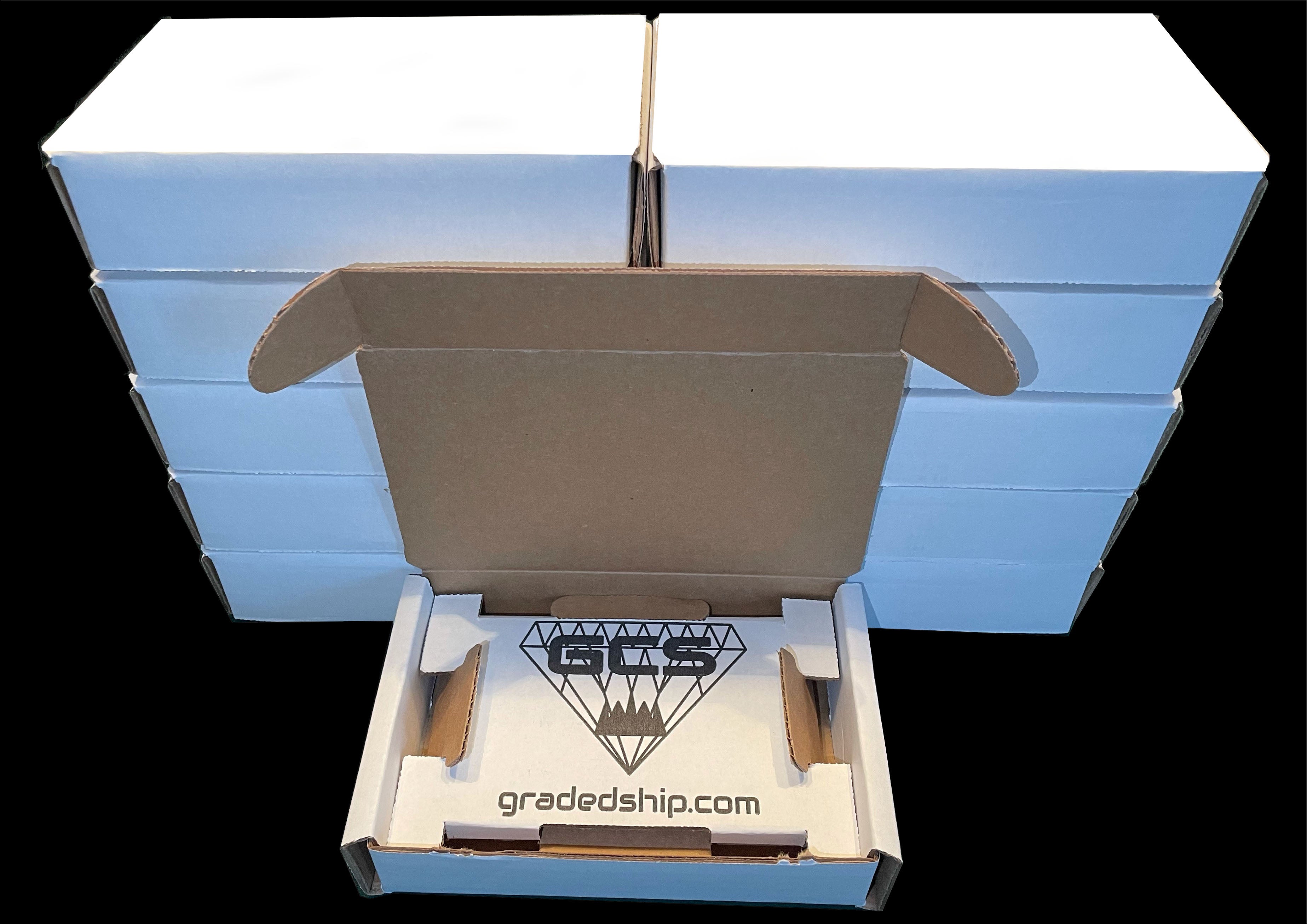 Assembled Graded Card Shipping Boxes | Ready to Ship PSA Slab Boxes – GCS